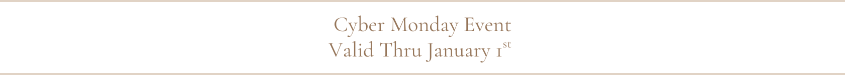 Cyber Monday Event 2025